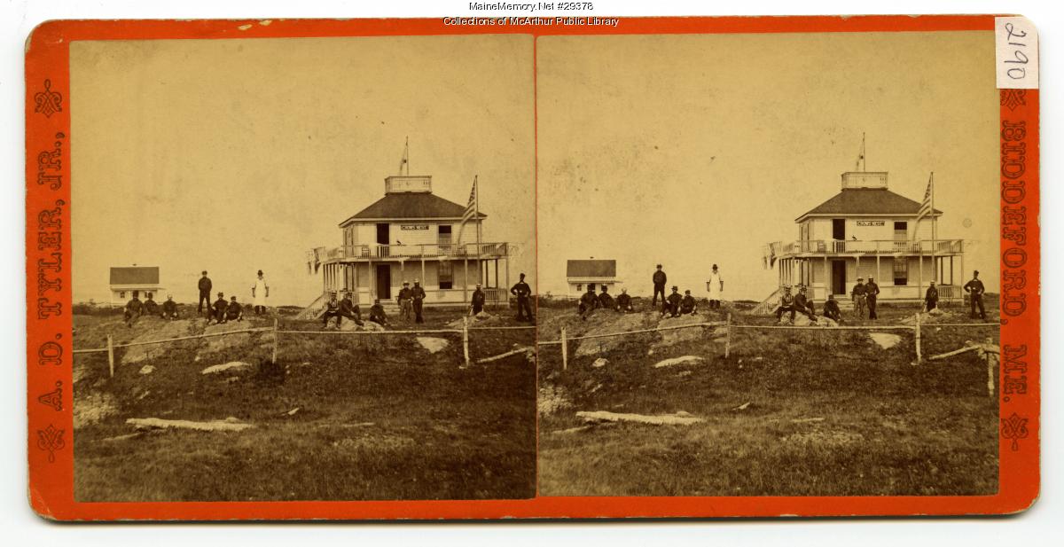 "Crow's Nest" cottage, Fortune's Rocks, Biddeford, ca. 1875 - Maine ...