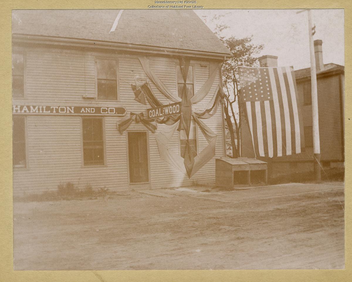 Hamilton Coal Company, Hallowell, ca. 1880 - Maine Memory Network