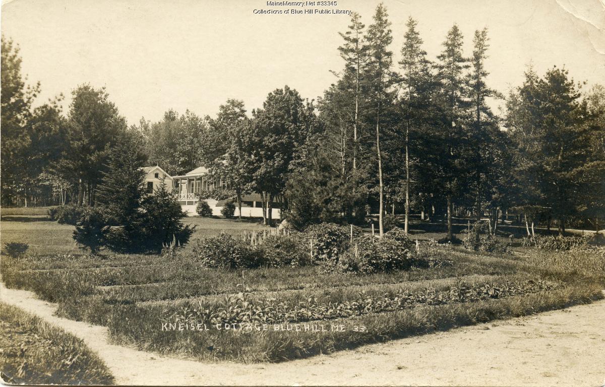Kneisel Cottage, Blue Hill, ca. 1916 - Maine Memory Network