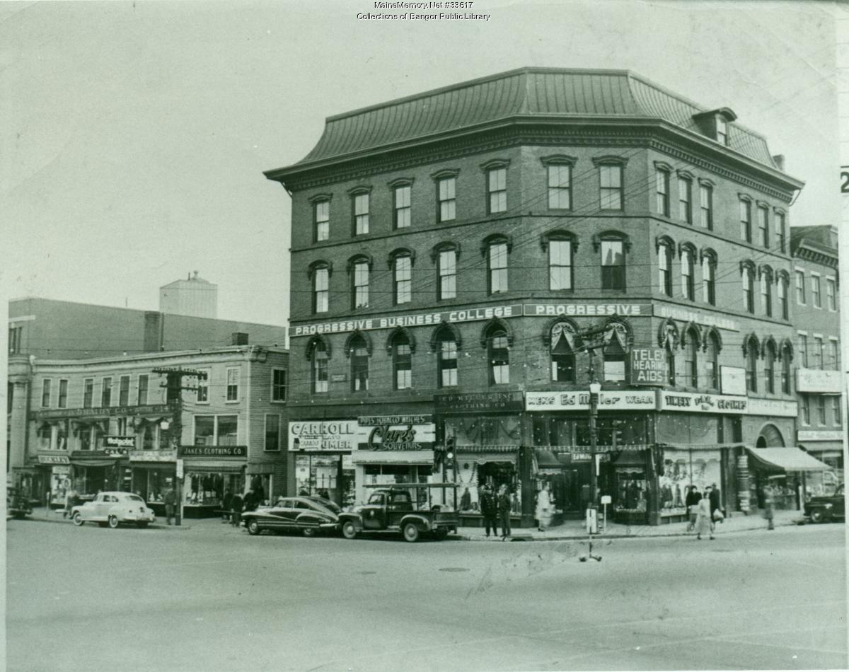 Wheelwright Building, Bangor, 1948 - Maine Memory Network