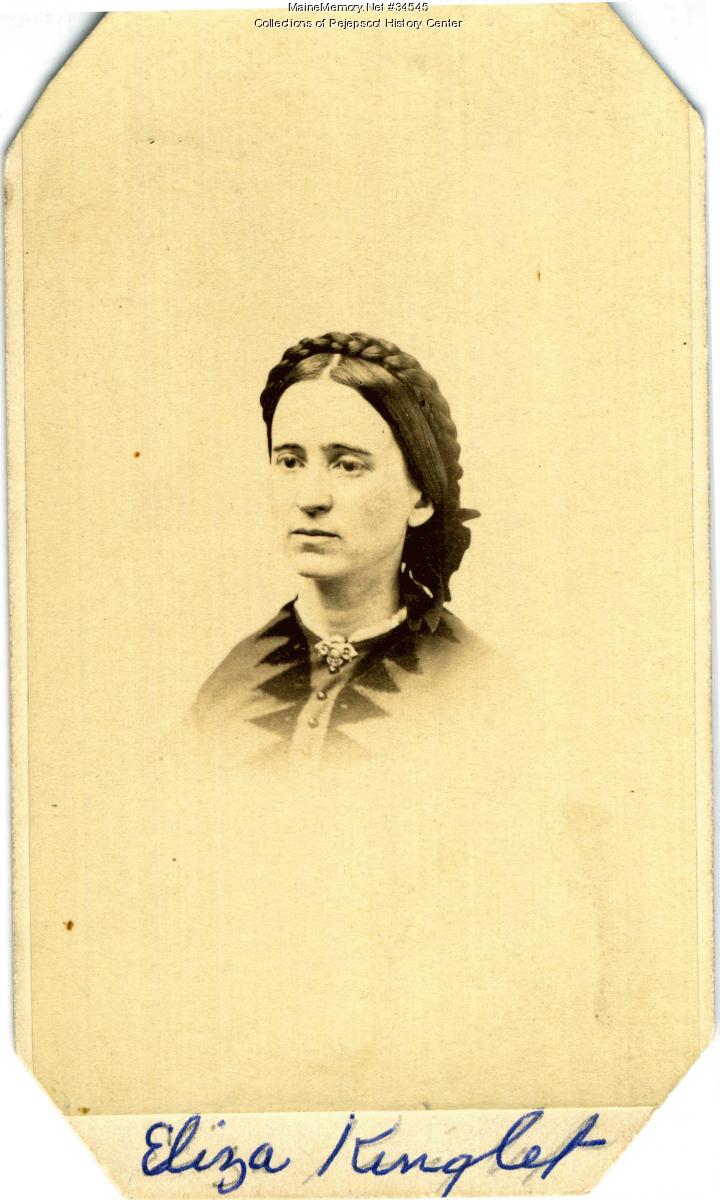 Eliza J. Knight, Brunswick, ca. 1850 - Maine Memory Network