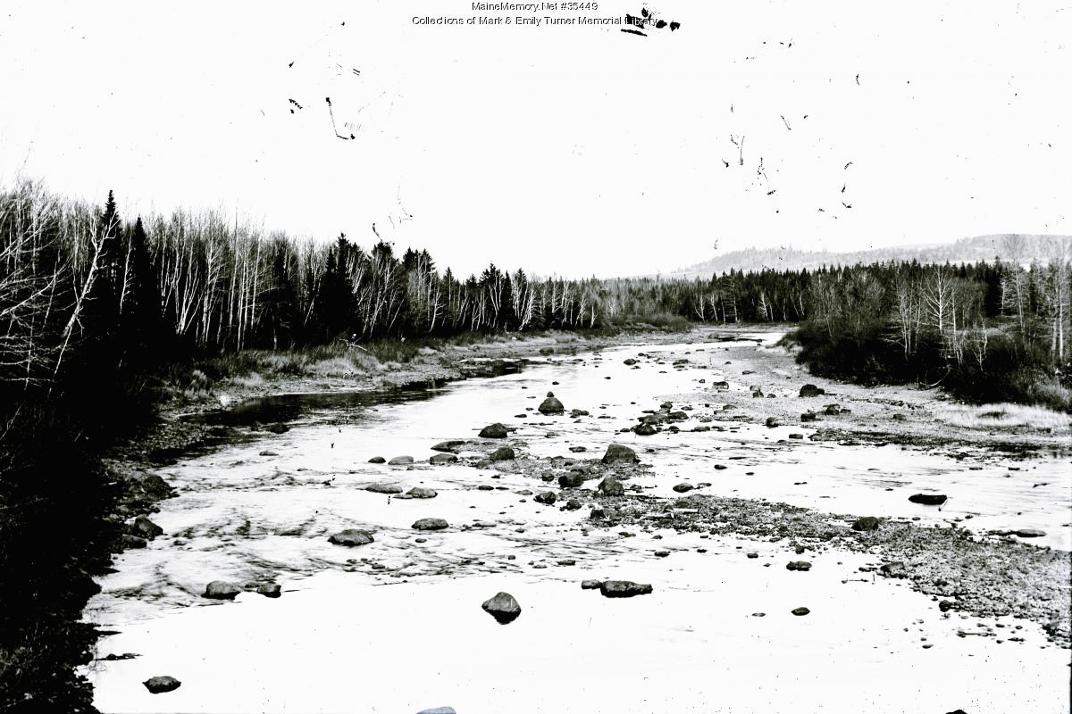 Aroostook River, Aroostook County, ca. 1895 - Maine Memory Network