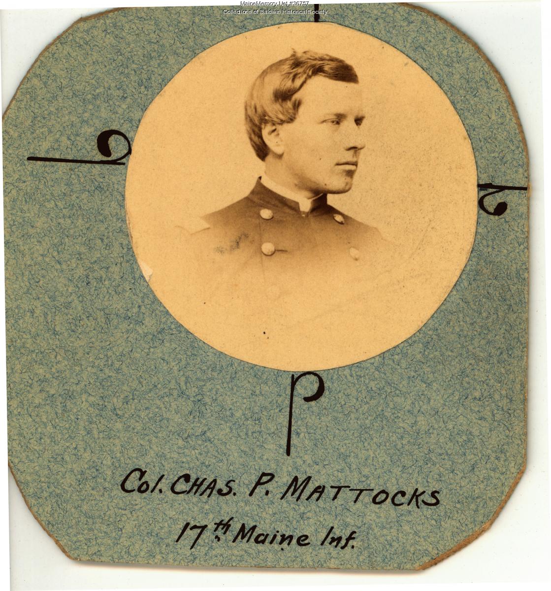 Charles Porter Mattocks, ca. 1863 - Maine Memory Network