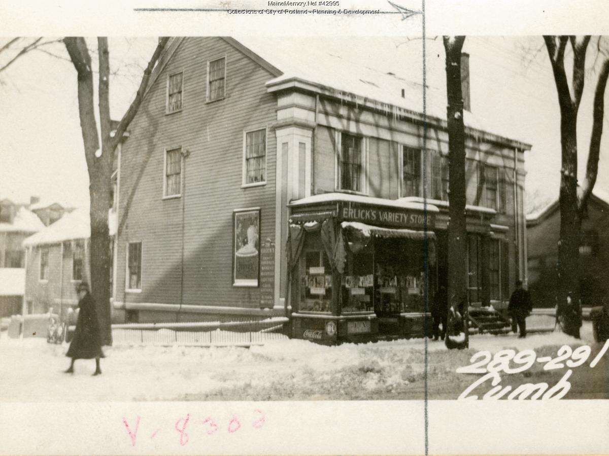 291 Cumberland Avenue, Portland, 1924 - Maine Memory Network