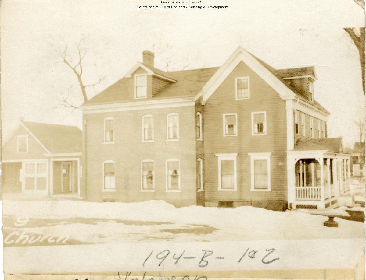 9 Capisic Street, Portland, 1924 - Maine Memory Network