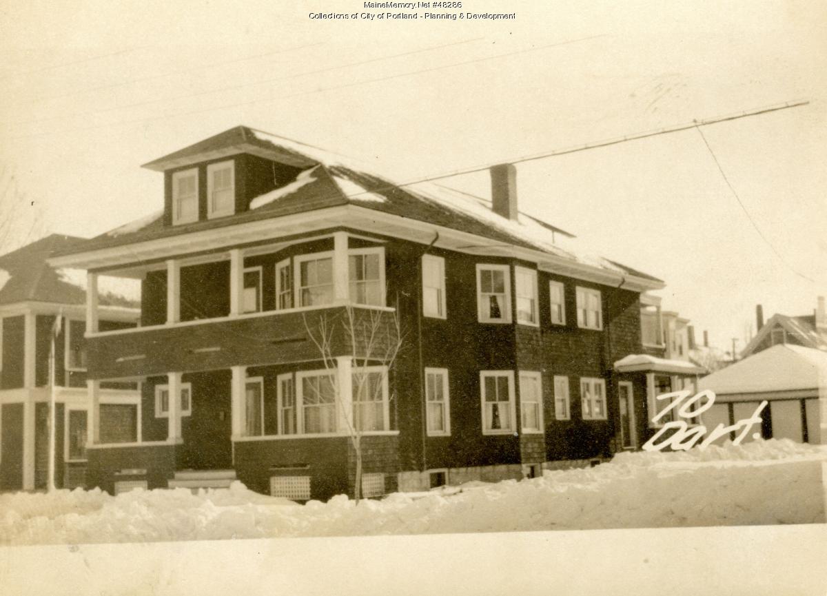 140-142 Dartmouth Street, Portland, 1924 - Maine Memory Network