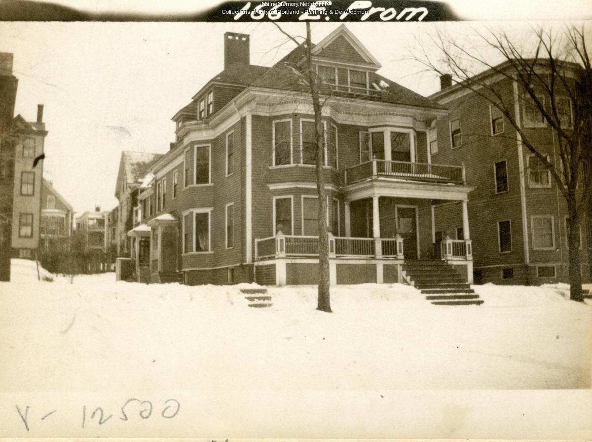 164-166 Eastern Promenade, Portland, 1924 - Maine Memory Network