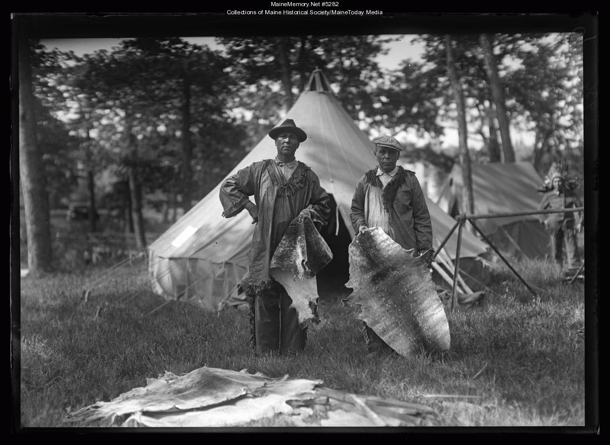 Sabattus Lola and Sabattus Mitchell, Portland, 1920 - Maine Memory Network