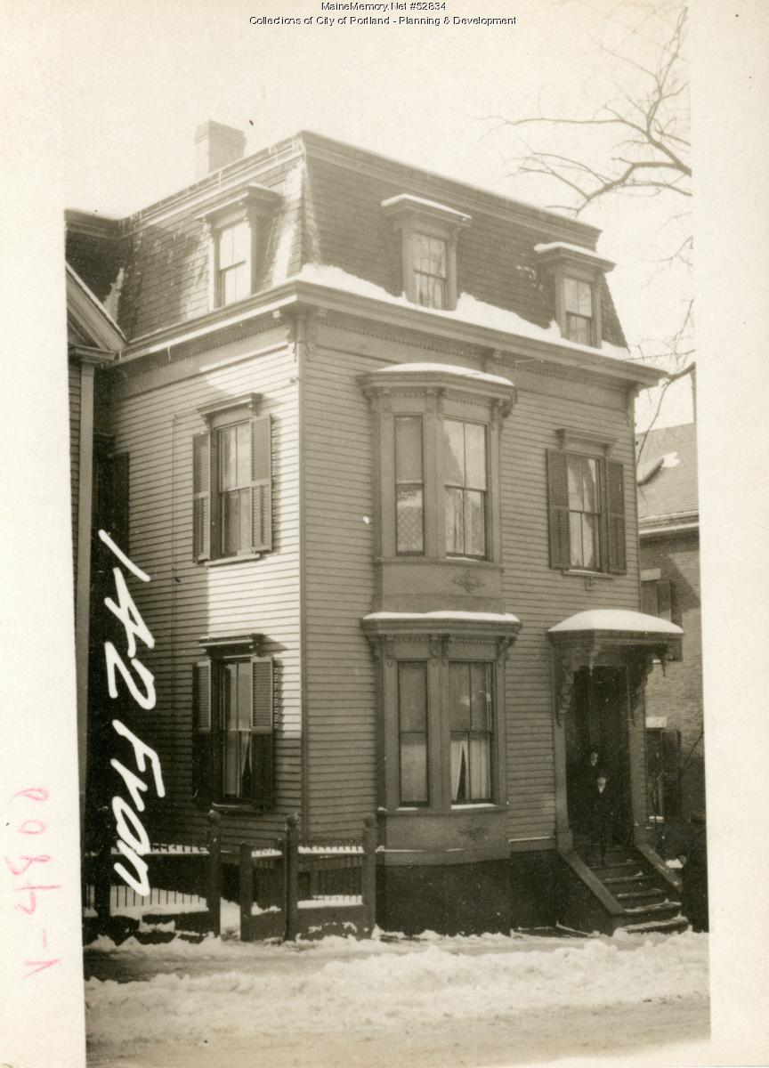 140-142 Franklin Street, Portland, 1924 - Maine Memory Network