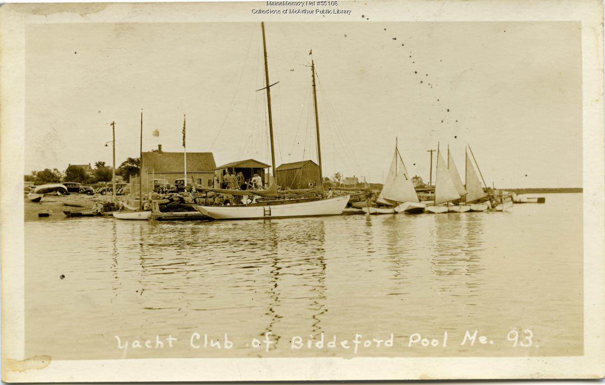 Yacht Club, Biddeford Pool, ca. 1930 - Maine Memory Network