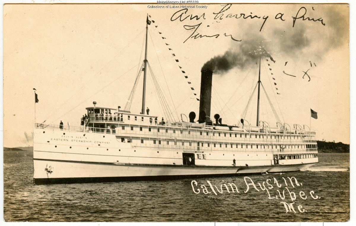 Calvin Austin, Lubec, ca. 1912 - Maine Memory Network