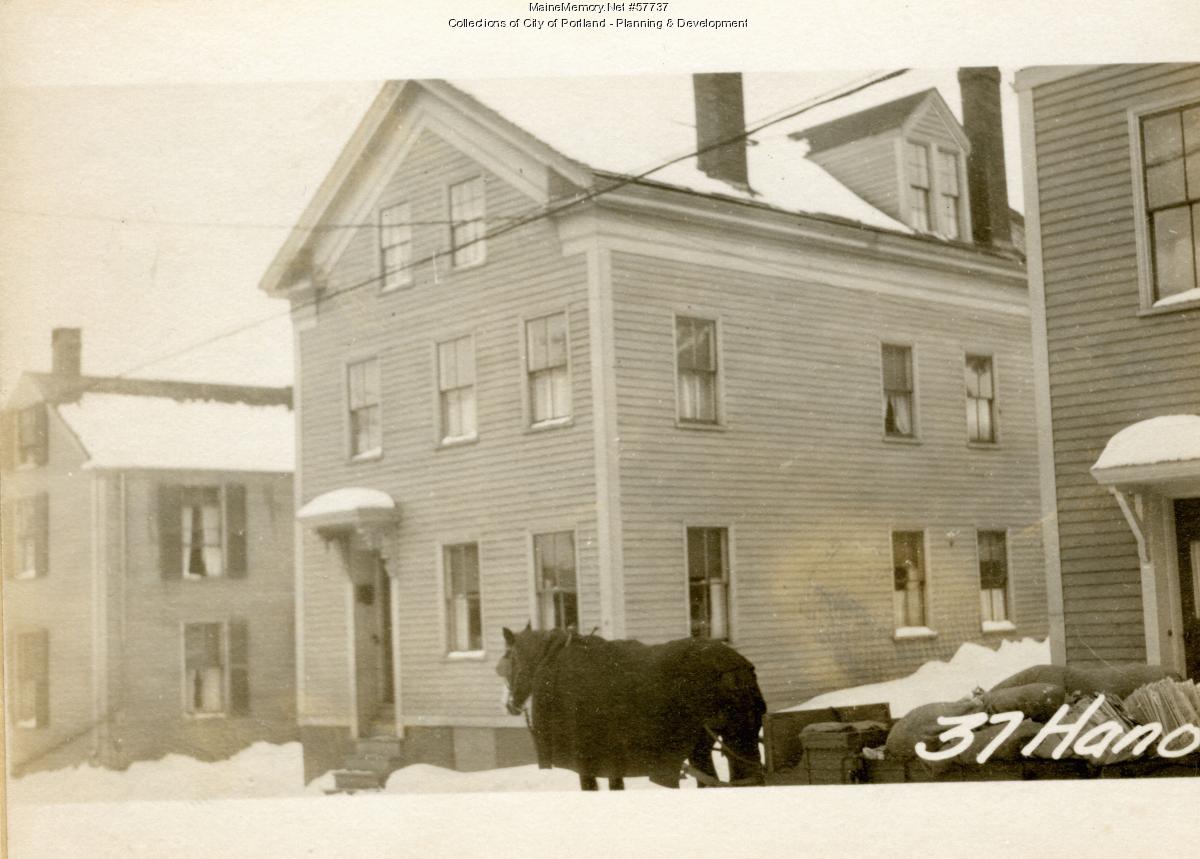 37 Hanover Street, Portland, 1924 - Maine Memory Network