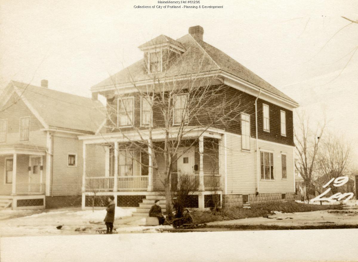 19 Lennox Street, Portland, 1924 - Maine Memory Network