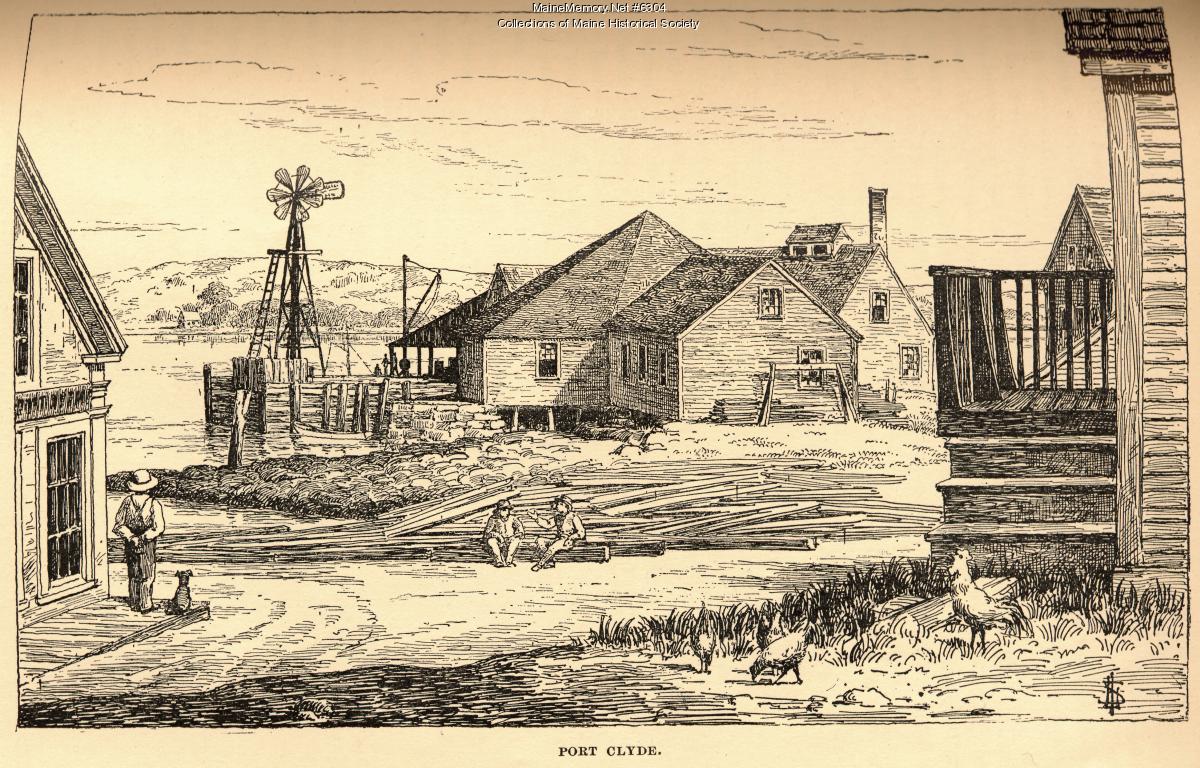 Port Clyde, ca. 1890 - Maine Memory Network