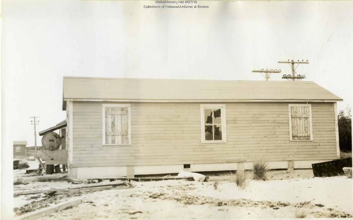 Navy Lecture Hall, Little Chebeague Island, 1947 - Maine Memory Network
