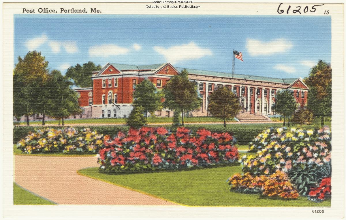 Post Office, Portland, ca. 1938 - Maine Memory Network