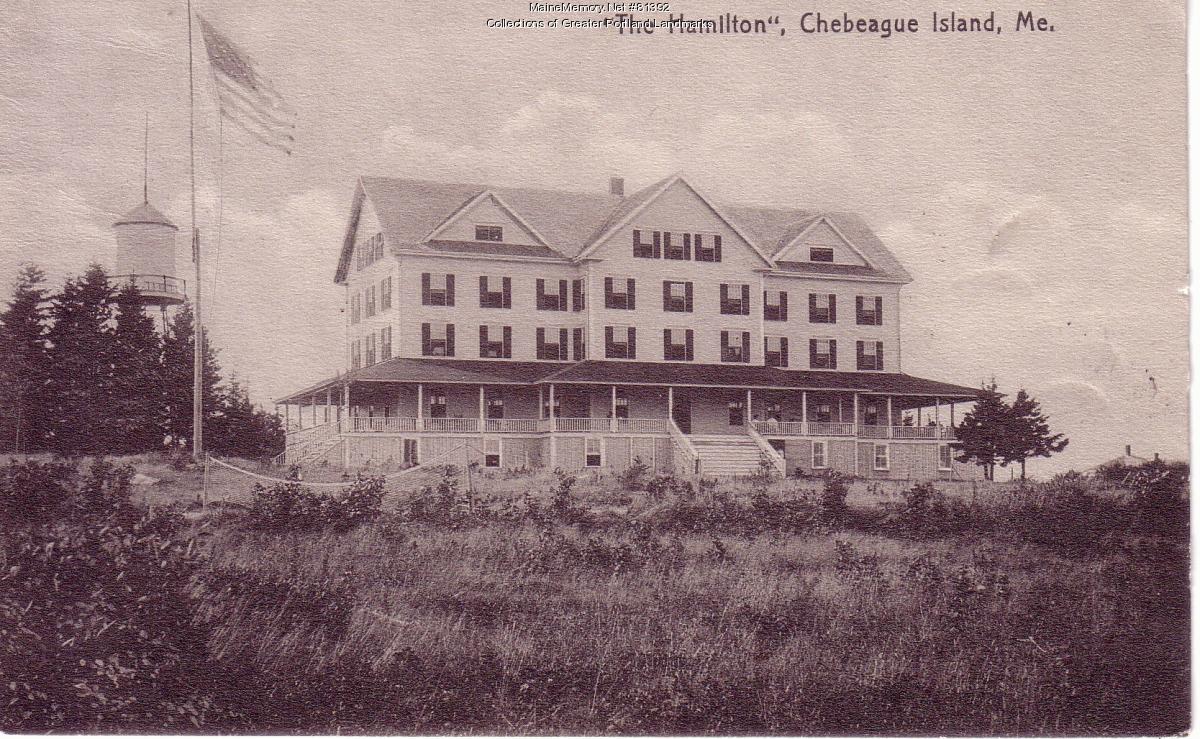 The Hamilton, Chebeague Island, ca. 1911 - Maine Memory Network