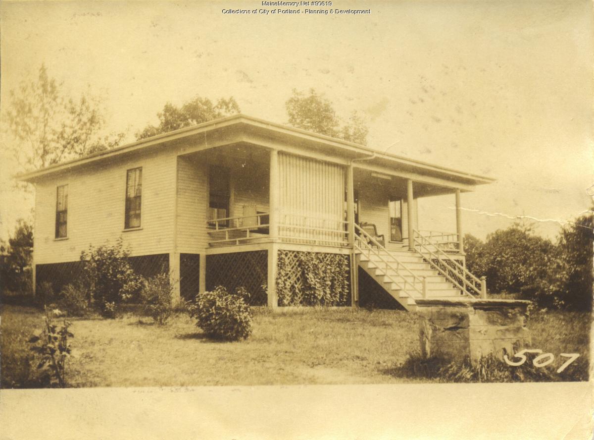 Riley property, E. Side D Street, Peaks Island, Portland, 1924 - Maine ...