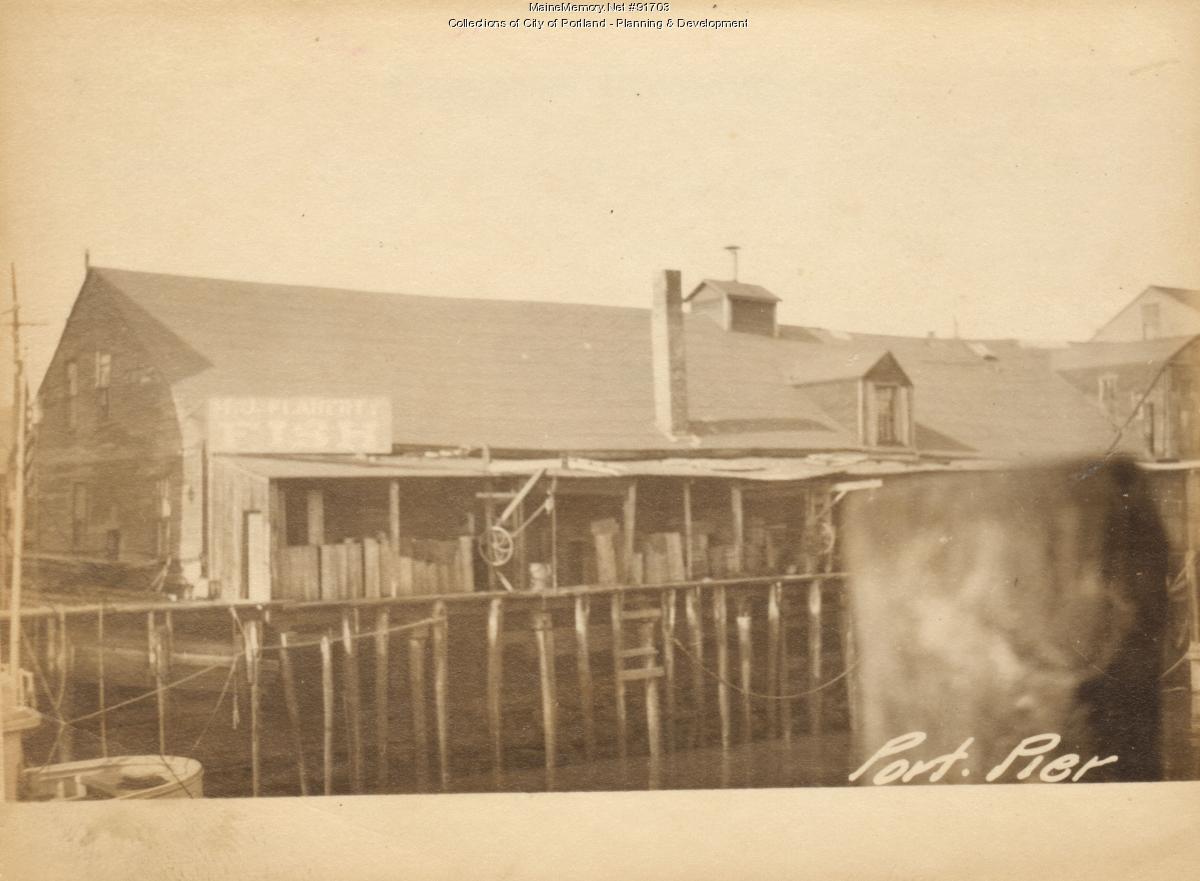 40-44 Portland Pier, Portland, 1924 - Maine Memory Network